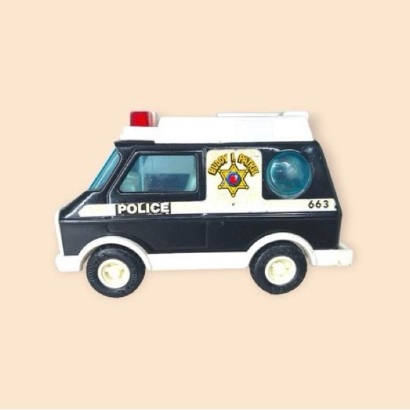 buddy l | Toys | Buddy L Patrol Police Van Toy Vintage Toys Police ...